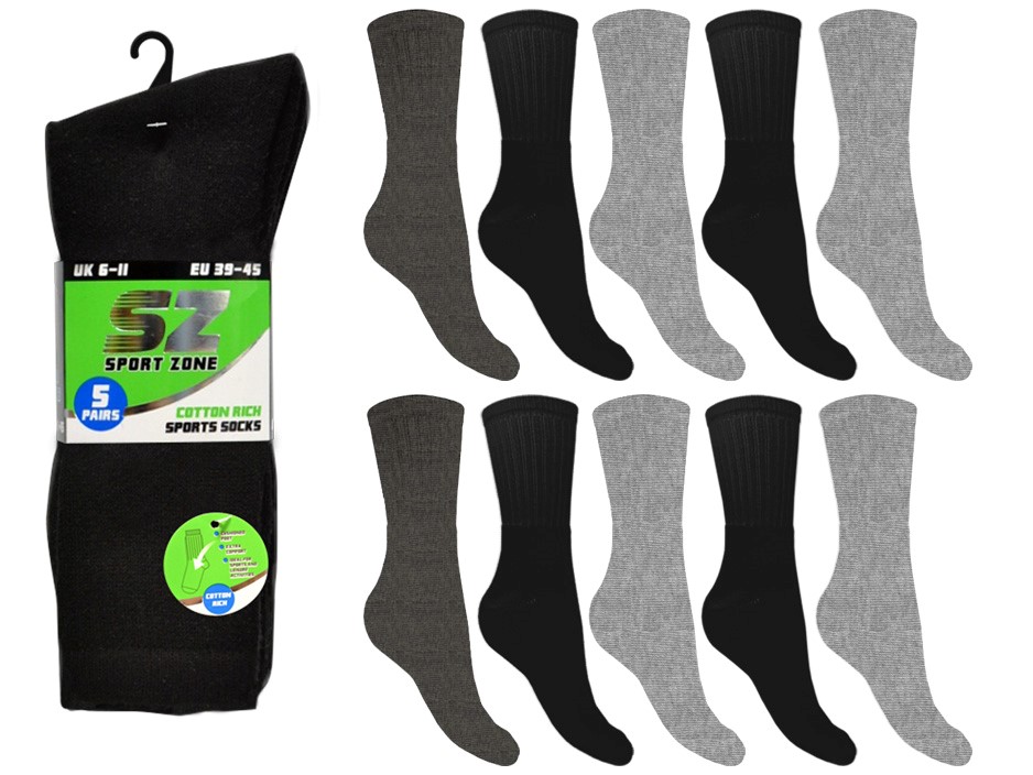 10 pack SportZone Sportsokken in diverse kleuren Maat 39-45 – Commerce ...